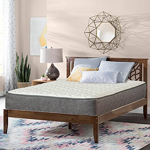 Nutan 9-Inch Pocketed Coil Rolled Medium Plush Mattress with Cover, Twin Size