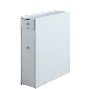 Proman Products Bathroom Floor Cabinet Wood in Pure White (Model: ZLMN46001)