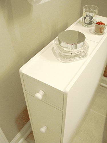 Proman Products Bathroom Floor Cabinet Wood in Pure White (Model: ZLMN46001)