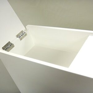 Proman Products Bathroom Floor Cabinet Wood in Pure White (Model: ZLMN46001)