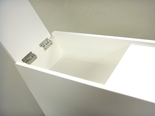 Proman Products Bathroom Floor Cabinet Wood in Pure White (Model: ZLMN46001)