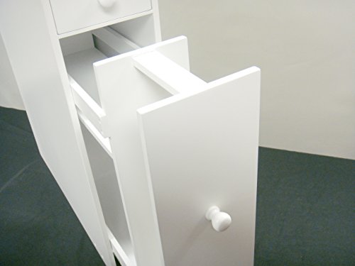 Proman Products Bathroom Floor Cabinet Wood in Pure White (Model: ZLMN46001)