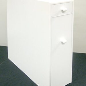 Proman Products Bathroom Floor Cabinet Wood in Pure White (Model: ZLMN46001)