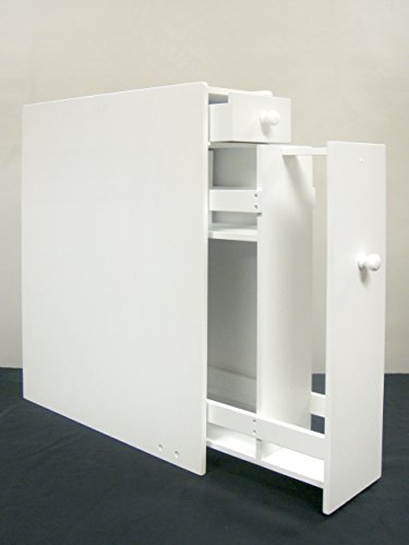 Proman Products Bathroom Floor Cabinet Wood in Pure White (Model: ZLMN46001)