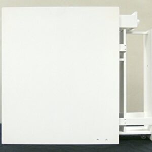 Proman Products Bathroom Floor Cabinet Wood in Pure White (Model: ZLMN46001)