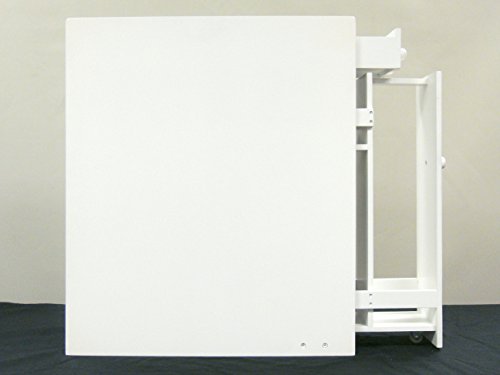 Proman Products Bathroom Floor Cabinet Wood in Pure White (Model: ZLMN46001)