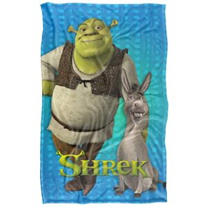 Trevco Shrek Pals Silky Touch Super Soft Throw Blanket 36" x 58"