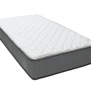 Bedz King Twin Mattress, White