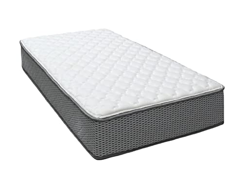 Bedz King Twin Mattress, White