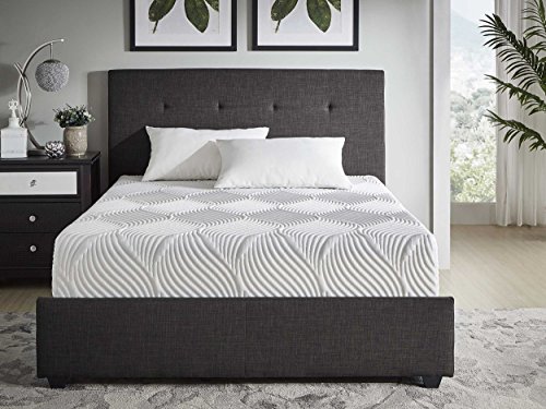 Lexicon Nocturne 10" Gel Infused Memory Foam Mattress, Twin, White