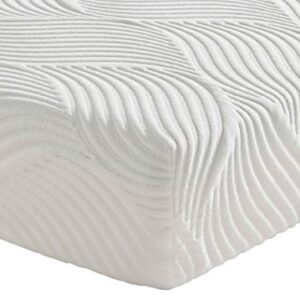 Lexicon Nocturne 10" Gel Infused Memory Foam Mattress, Twin, White