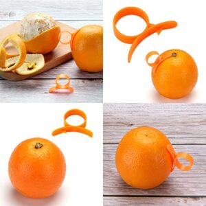 Upgraded 4.72 Inch 8 Super Sharp Blades Stainless Steel Apple Slicer Corer and Divider, With 1 Super Sharp Stainless Steel Peeler, 2 Stainless Steel Fruit Forks and 1 Orange Citrus Peeler Tool