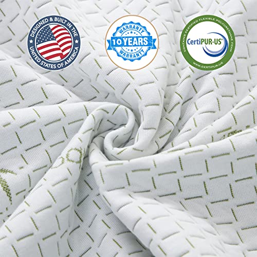 wOod-it Queen Mattresses, 6 inch Mattress Queen Size Memory Foam Bed in A Box Cooling Gel Medium Firm