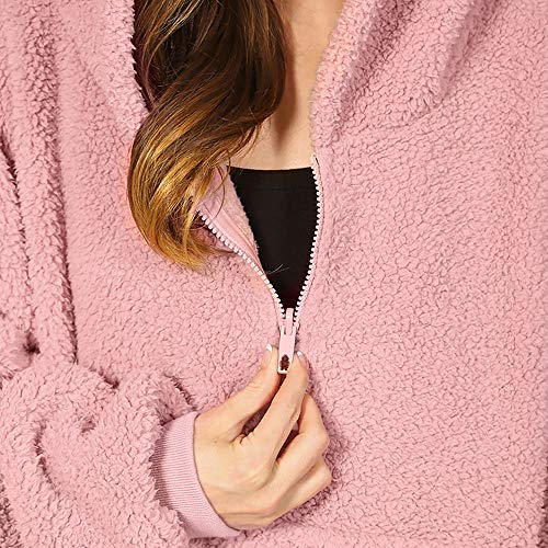 THE COMFY Original Teddy Bear Quarter-Zip | Oversized Microfiber & Sherpa Wearable Blanket, Seen On Shark Tank, One Size Fits All