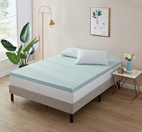 Empyrean Bedding Mattress Topper - 3 Inch Memory Foam Mattress Topper, Gel Infused Cooling Mattress Pad, California King Size.