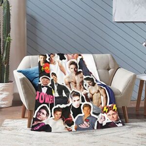 Blanket Jensen Ackles Soft and Comfortable Warm Fleece Blanket for Sofa,Office Bed car Camp Couch Cozy Plush Throw Blankets Beach Blankets