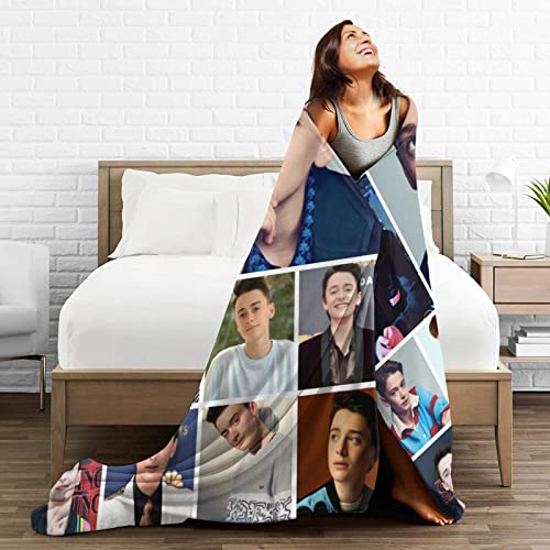 Noah Schnapp Soft Warm Flannel Fleece Blanket All Season Throw Blankets for Bed Couch Living Room 80"x60"