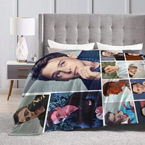 Noah Schnapp Soft Warm Flannel Fleece Blanket All Season Throw Blankets for Bed Couch Living Room 80"x60"