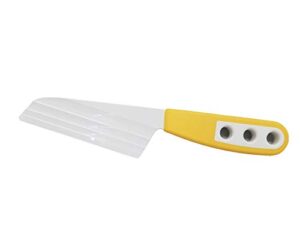 the cheese knife okp2 , the cheese knives with a unique patented blade, yellow