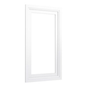 kohler k-99662-15-1wa damask medicine cabinet surround, 15-inch, linen white