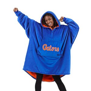 THE COMFY Original Quarter-Zip | University of Florida Logo & Insignia | Oversized Microfiber & Sherpa Wearable Blanket with Zipper, Seen On Shark Tank, One Size Fits All