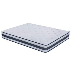 Olee Sleep 11 Inch Multi Layer Gel Memory Foam Spring Hybrid Mattress, Mattress In a Box, CertiPUR-US Certified, Queen