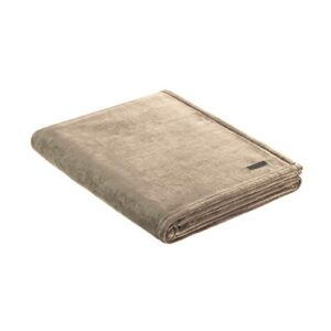 Columbia Super Soft Plush Throw - Warm and Cozy 100% Polyester Fleece Blanket - Measures 50" x 60" - Beach