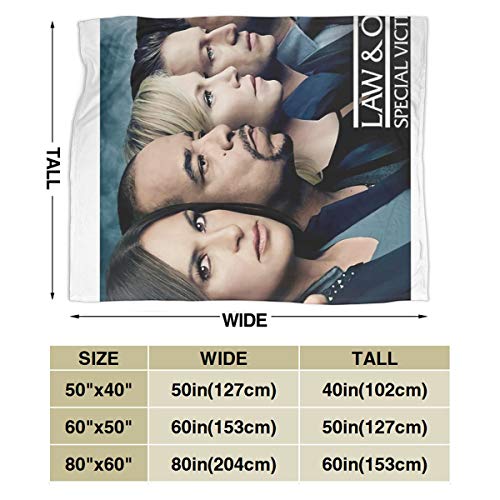 Eppedtul Law & Order SVU Team Ultra-Soft Micro Fleece Blanket Couch 60"" X50