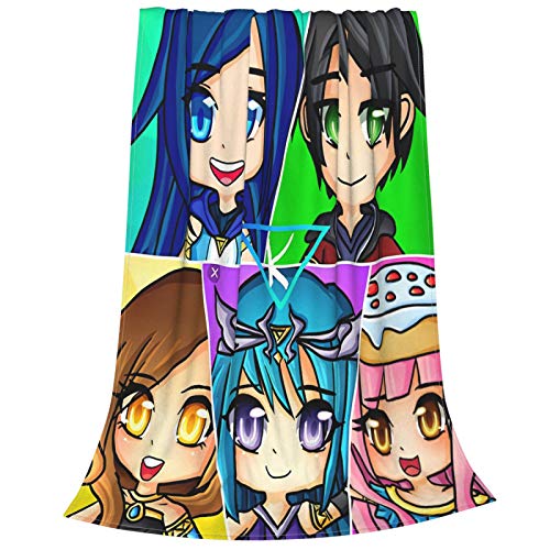 The Krew Its-Funneh All Protagonists Blankets Super Soft Warm Faux Fur Throw Blanket -Ultra-Soft Micro Fleece Blanket Twin, Warm, Lightweight, Pet-Friendly, Throw for Home Bed, Sofa & Dorm