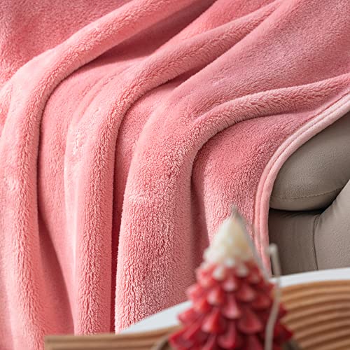 Mellowdy Shawl Blanket Pillow 2-in-1 for Office, Work from Home (Blossom Pink, 40x60) - Wearable Adult Swaddle Snuggle Coat Poncho, Airplane Travel Blanket Set, Fleece Shoulder Wrap for Men and Women