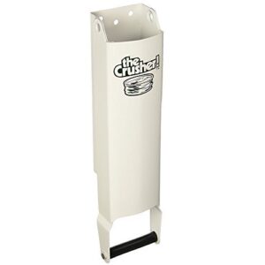 The Crusher, Pacific Precision Metals Aluminum Can Compactor, White