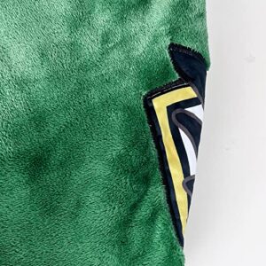 My Sky Anime Wearable Hooded Throw Blanket for Adults Soft Warm Cloak Green