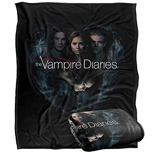 Vampire Diaries Hearts Desire Officially Licensed Silky Touch Super Soft Throw Blanket 50" x 60"