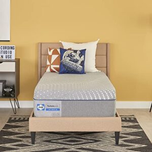 sealy posturepedic hybrid lacey soft feel mattress, twin