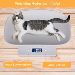 WIOR Food Scale Grams and Ounces, 22lb/10kg Digital Scale, Kitchen Scale with 1g/0.1oZ Precise Graduation, LCD Display Digital Food Scale for Kitchen, Baking, Cooking, Ingredients, Jewellery, Pet