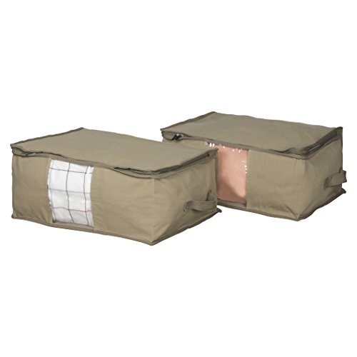 Richard's Homewares - Cedar-Lined Clothing Storage Bags - 18" x 14" x 8" - 2 Bags