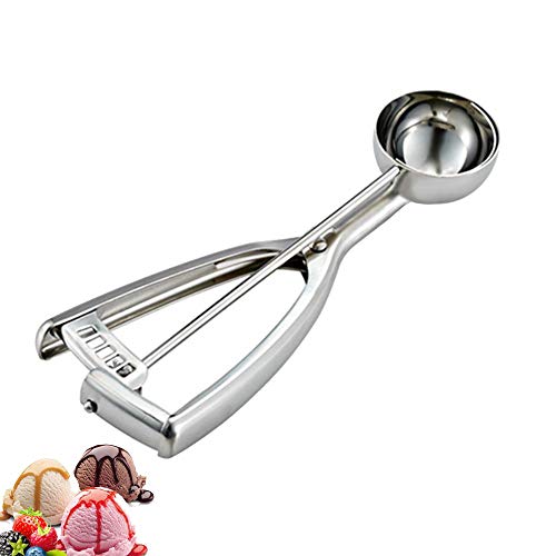 Saebye Medium Cookie Scoop, 2 Tbsp / 30ml / 1 oz, 1 25/32 inches / 4.5 CM Ball, 18/8 Stainless Steel, Secondary Polishing