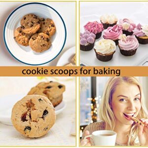 Saebye Medium Cookie Scoop, 2 Tbsp / 30ml / 1 oz, 1 25/32 inches / 4.5 CM Ball, 18/8 Stainless Steel, Secondary Polishing