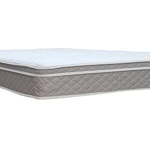 Spinal Solution 10-Inch Medium Plush Eurotop Pillowtop Innerspring Fully Assembled Mattress, Good for The Back, Twin, No