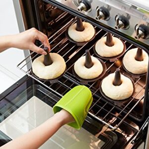 Lekue Bagel Maker with 6 Individual Bagel Molds, Brown