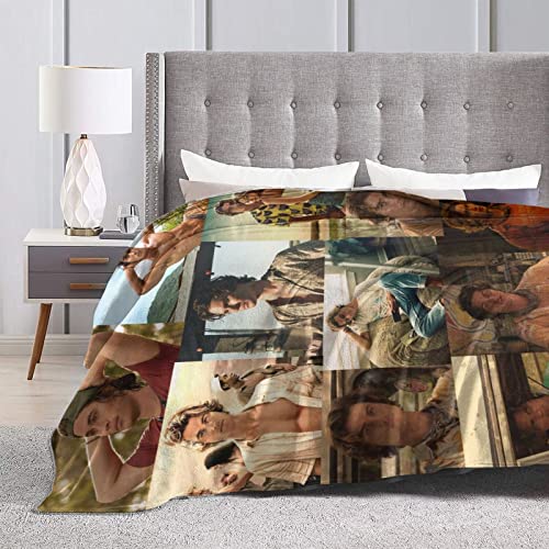 Outer Banks Blanket Super Soft Flannel Throw Chase Stokes John B Blanket Camping for Bed Sofa Cold Cinema Or Travel 50"X40"