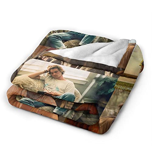 Outer Banks Blanket Super Soft Flannel Throw Chase Stokes John B Blanket Camping for Bed Sofa Cold Cinema Or Travel 50"X40"