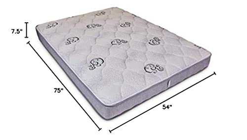 Wolf Slumber Express Quilt 7-Inch Mattress, Full, Bed in a Box, Made in the USA