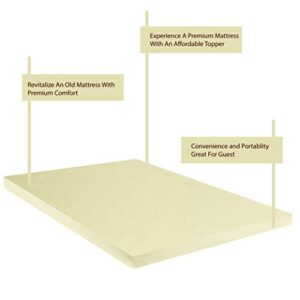 Mayton Memory Foam Toppers for Reduced Pressure, King