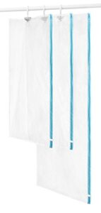 whitmor spacemaker hanging bags set of 3,large