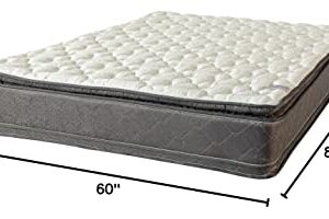 Greaton, 12-Inch Double Sided Foam Encased Double Pillow Top Medium Plush with Exceptional Back Support Mattress, Queen