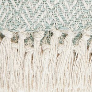 DII Diamond Throw Collection Cotton Woven, 50x60, Jadeite