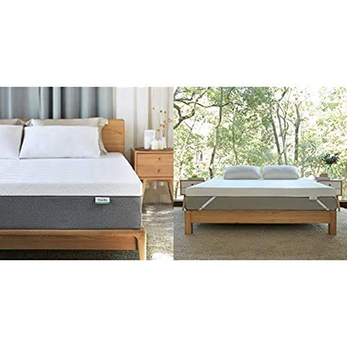 Novilla Queen Mattress, 10 inch Gel Memory Foam Queen Size Mattress,Medium Firm Bed Mattresses & 2 Inch Ultra Soft Queen Mattress Topper with Removable Bamboo Cover, Queen Size