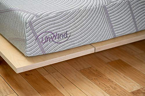 Unwind Luxury Cooling Foam Mattress - Ultra-Soft Visco Elastic Foam Mattresses - Higher Quality Than Memory Foam - Best for Back and Body Support - Queen Size