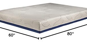 Irvine Home Collection Queen Size 12-Inch, Gel Memory Foam Mattress, Medium Firm Feel, Breathable, Cool Sleep and Pressure Relief, CertiPUR-US Certified, Temperature Balanced (1500)